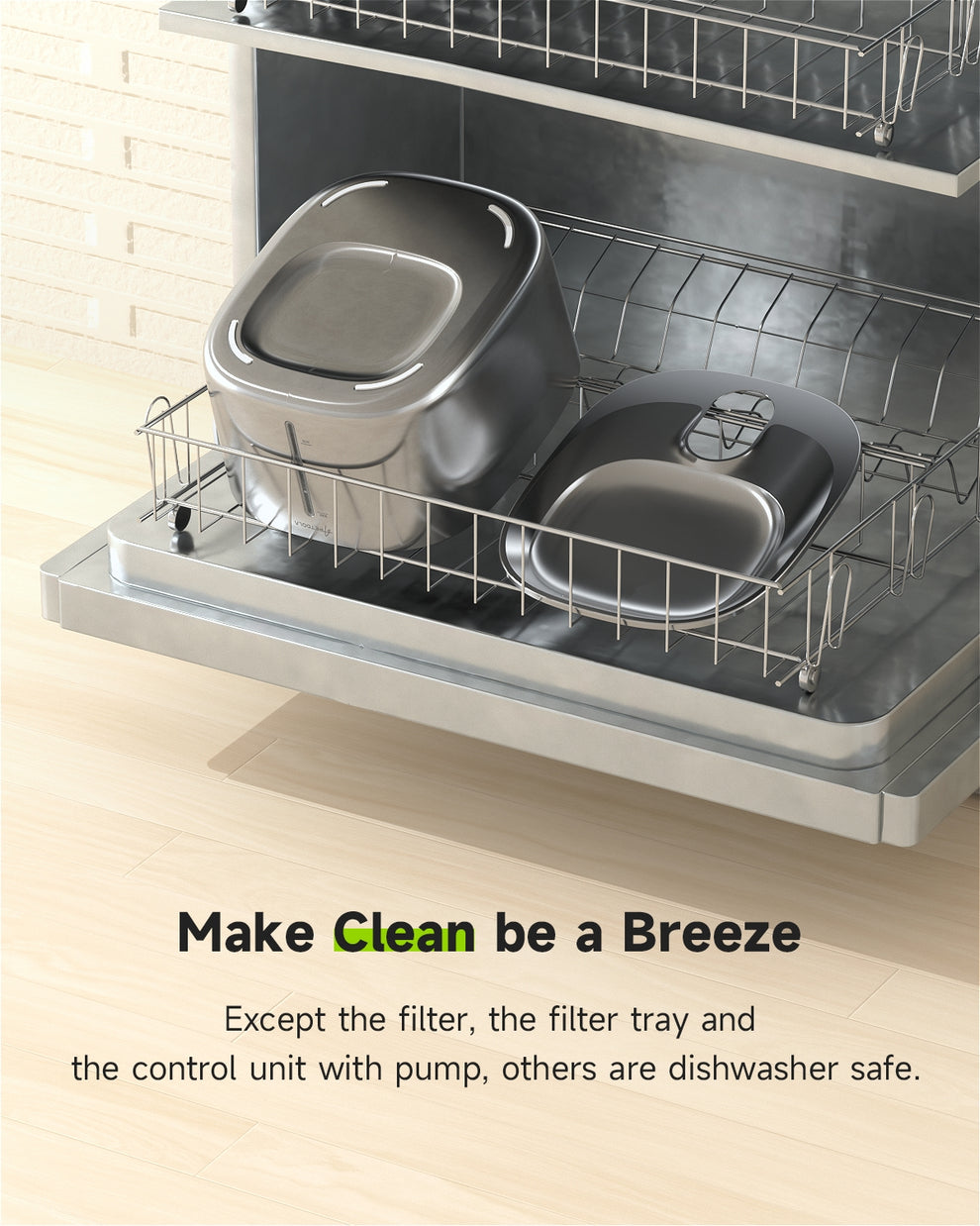 Stainless Steel Automatic Cat Water Fountain With Sensor – Bib&Bab